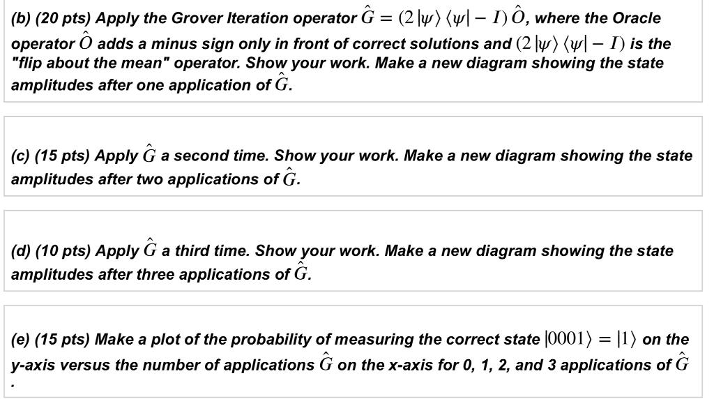 Solved 2 Lets Explore The Quantum Search Algorithm 8330