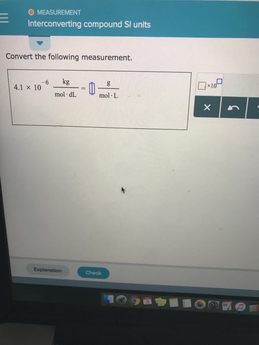 Solved O MEASUREMENT Interconverting compound Si units | Chegg.com