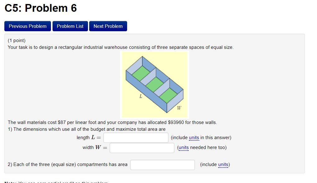 Solved C5: Problem 6 Previous Problem Problem List Next | Chegg.com