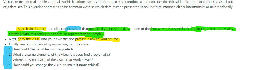 Visuals represent real people and real-world | Chegg.com