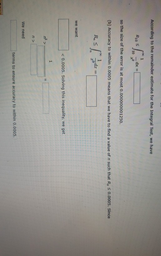 Solved EXAMPLE 5 (a) Approximate the sum of the series Emp | Chegg.com