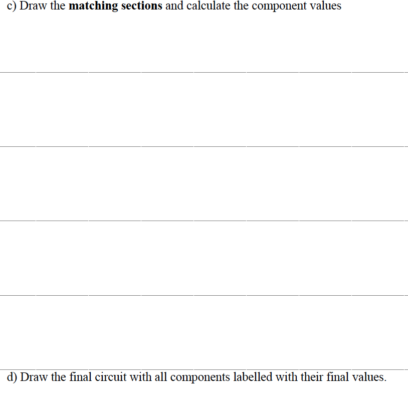 Solved 2) Filter Design -Using the Image Parameter Method. | Chegg.com