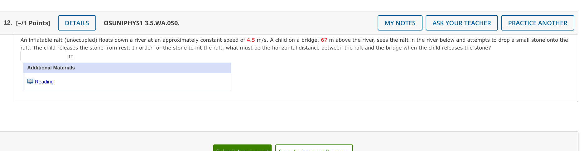 Solved An inflatable raft (unoccupied) floats down a river | Chegg.com