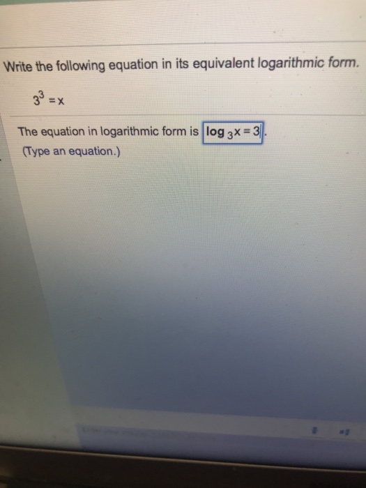 Solved Write the following equation in its equivalent | Chegg.com