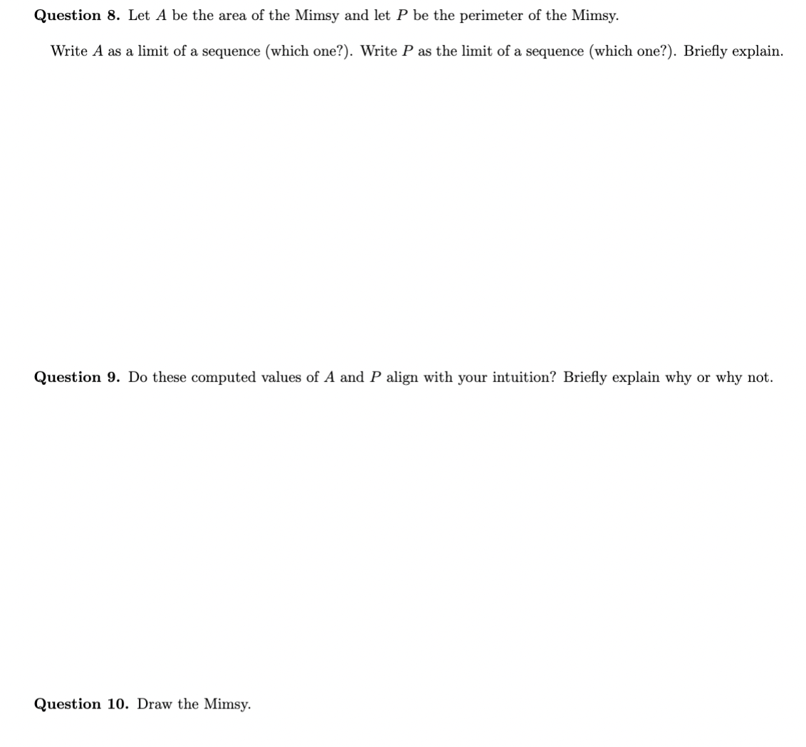 The Mimsy ?1 ﻿is a shape that is defined in stages as | Chegg.com