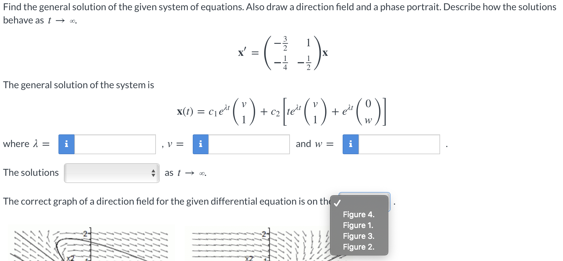 Solved Find the general solution of the given system of | Chegg.com