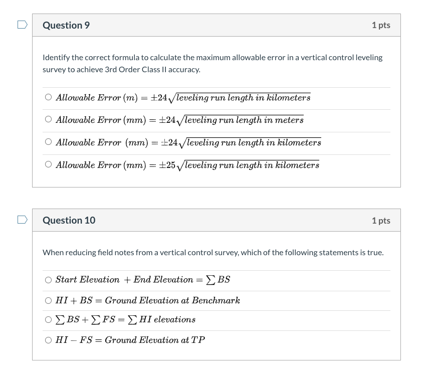 Solved Identify the correct formula to calculate the maximum | Chegg.com