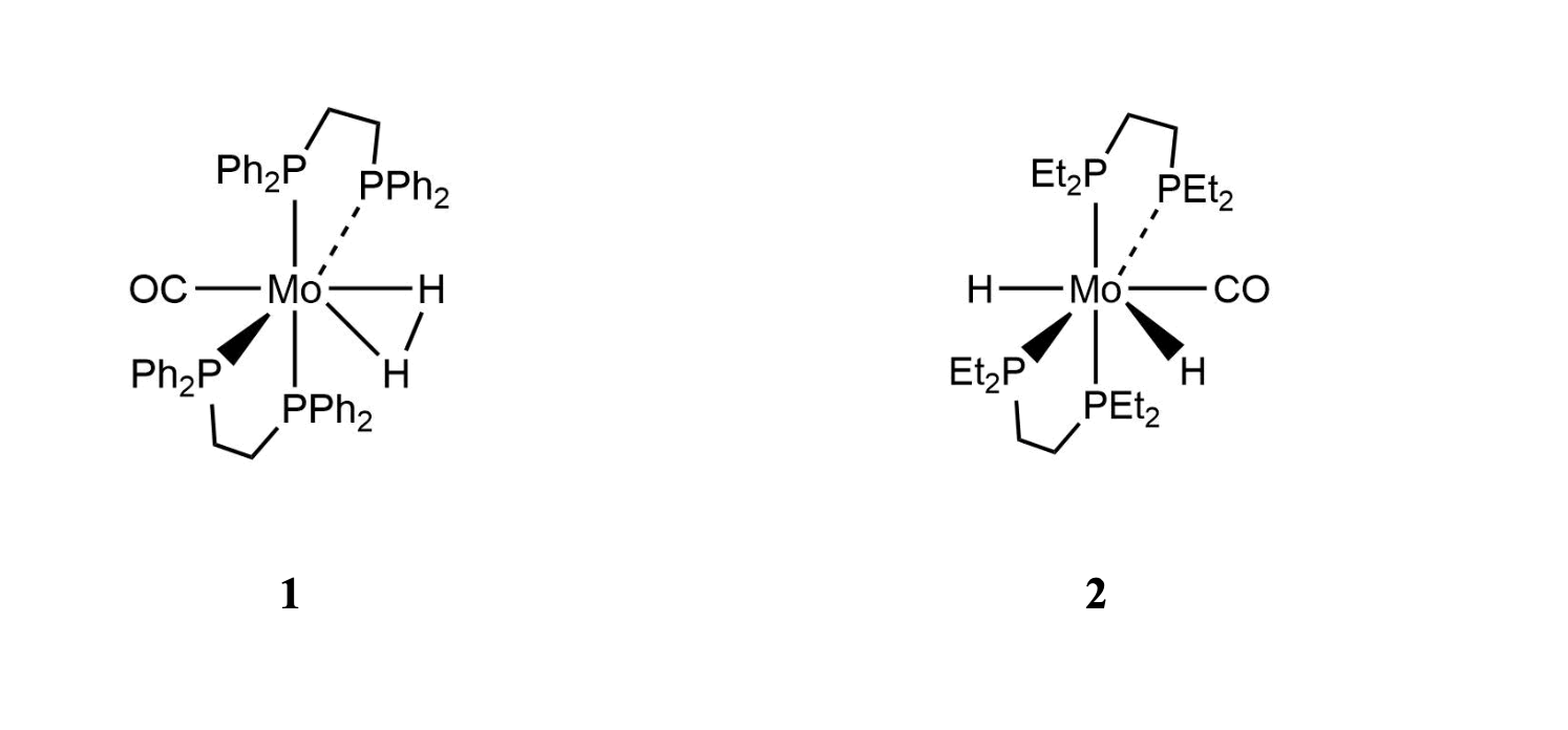 Solved Ph2P pph2 Et2P PEt2 OC_MO _H H-Mó— co Ph2P Etzp PPhz | Chegg.com