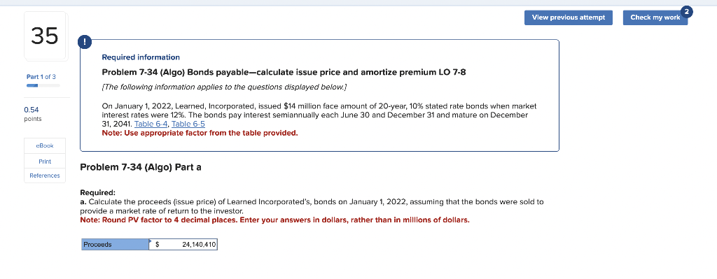 Solved Required information Problem 7-34 (Algo) Bonds | Chegg.com
