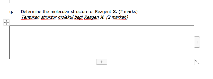 Solved f. The result of CHNO Analysis of Reagent X is given | Chegg.com