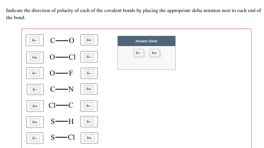 Solved Indicate the direction of polarity of each of the | Chegg.com