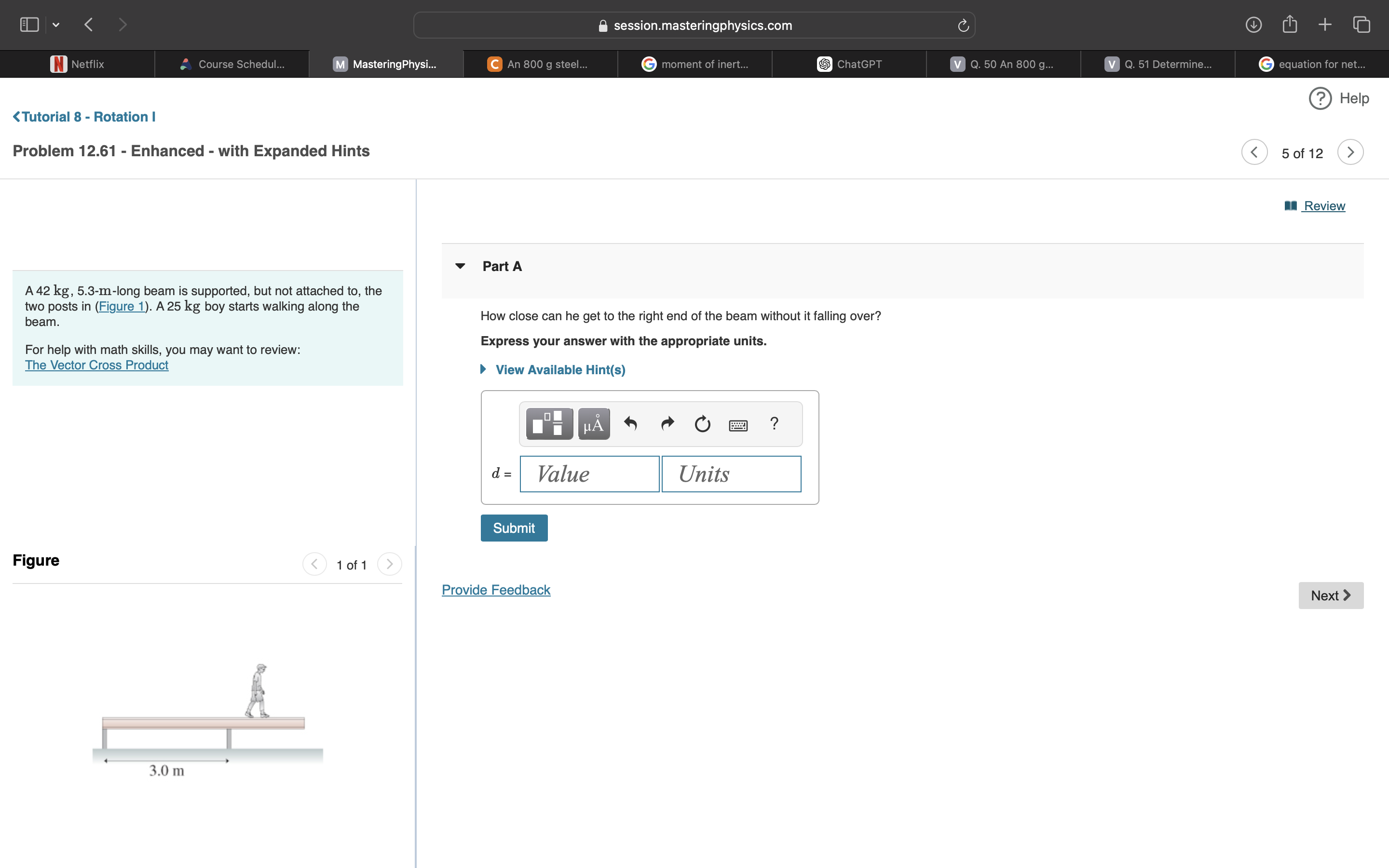 Solved Problem 12.61 - ﻿Enhanced - ﻿with Expanded HintsA | Chegg.com