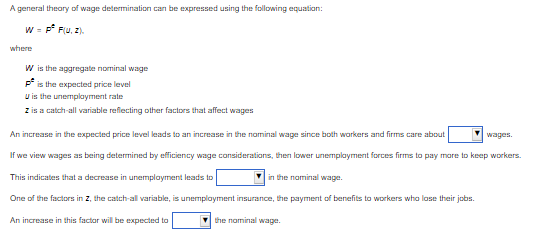 Solved A general theory of wage determination can be | Chegg.com
