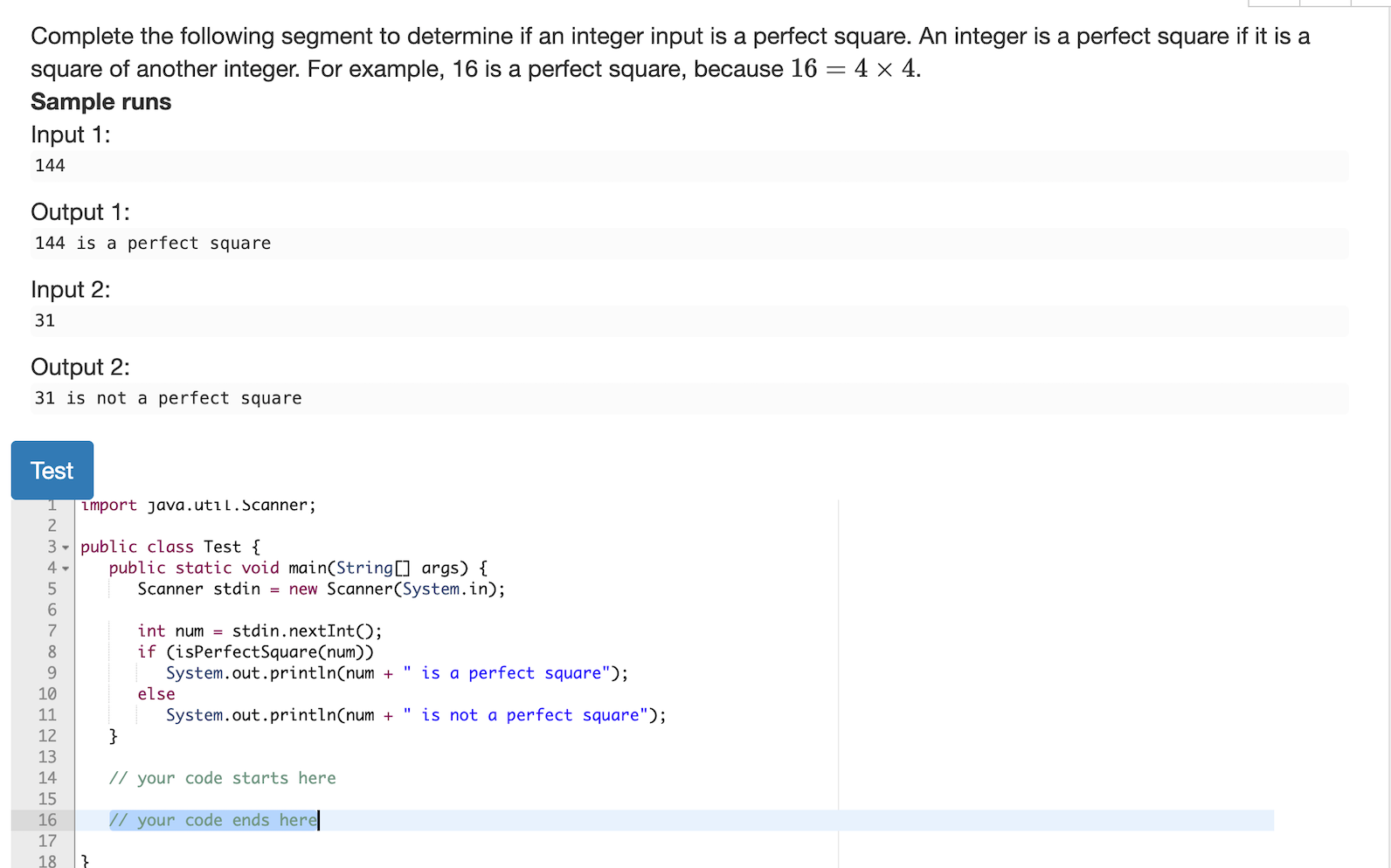 Solved Complete the following segment to print a triangle of | Chegg.com