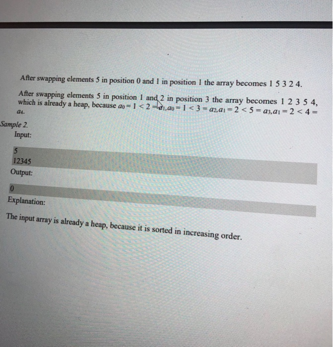 Solved 2. Convert a given array of integers into a heap. You | Chegg.com