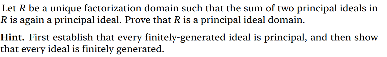 Solved Let R Be A Unique Factorization Domain Such That The