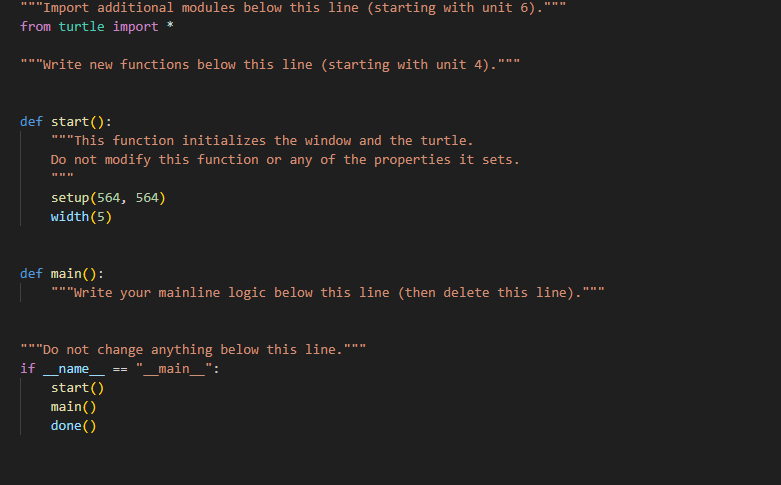 Solved gram's main function to draw the octagonal spiral | Chegg.com