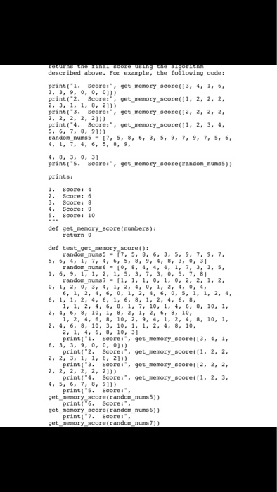 Solved Please make sure code is absolutely correct and | Chegg.com