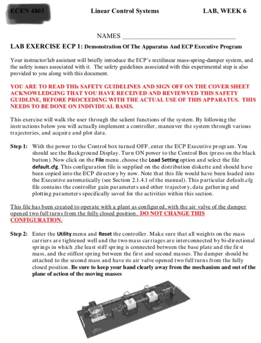 Solved Linear Control Systems Lab 6167