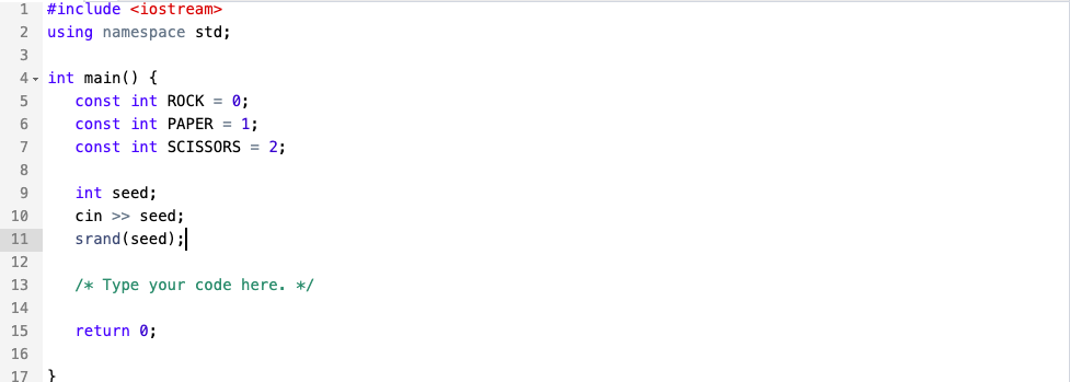 Solved Program Specifications Write a program to play an | Chegg.com