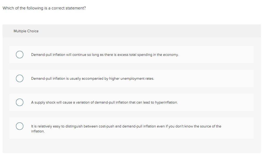 Solved Which of the following is a correct statement? | Chegg.com