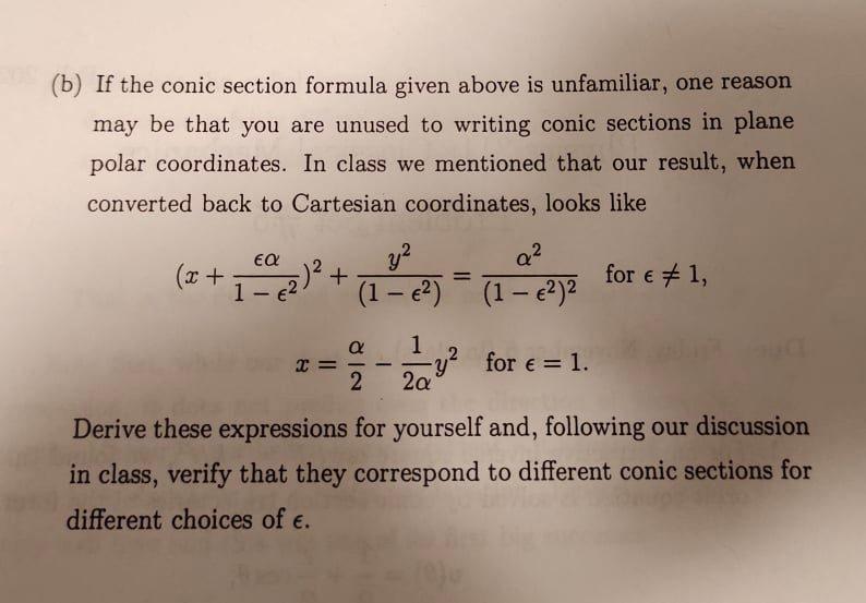 Solved 1. For an attractive inverse square law, F = -k/r2, | Chegg.com