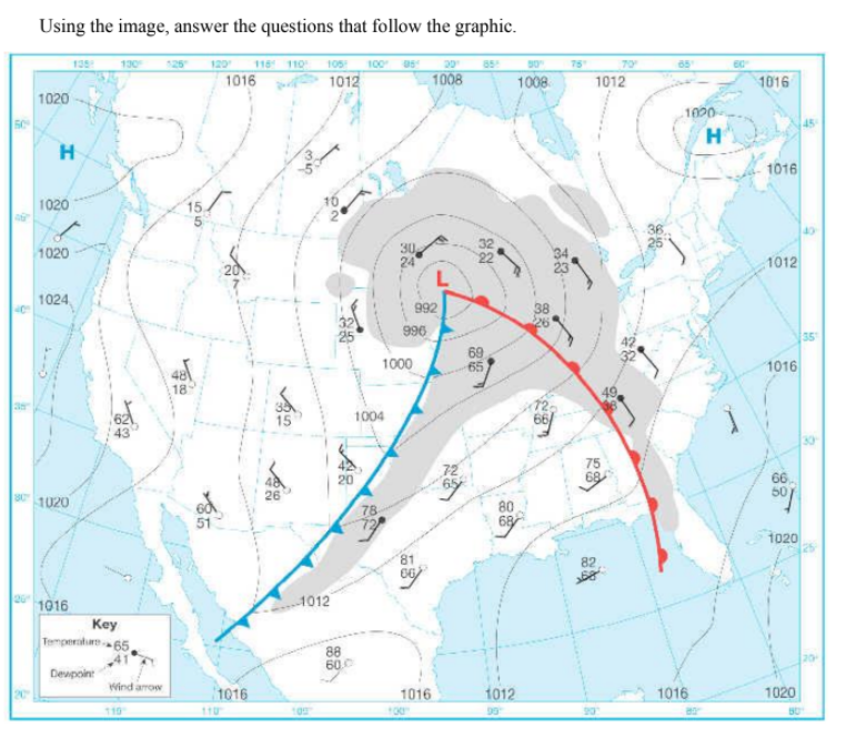 Solved A) What is the general trend of air movement around a | Chegg.com