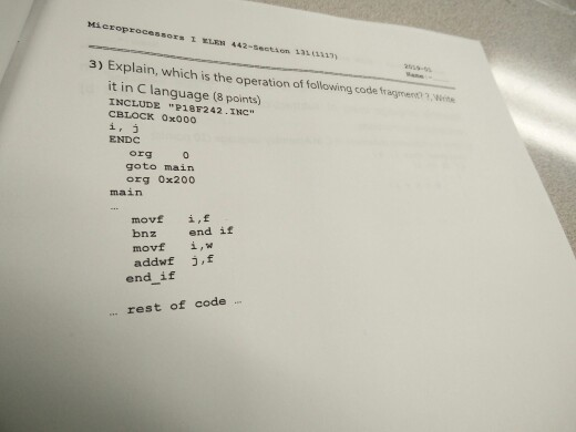 Solved MiCEOprOces501s ssors 1 LEN 442-section 131 (1117y | Chegg.com