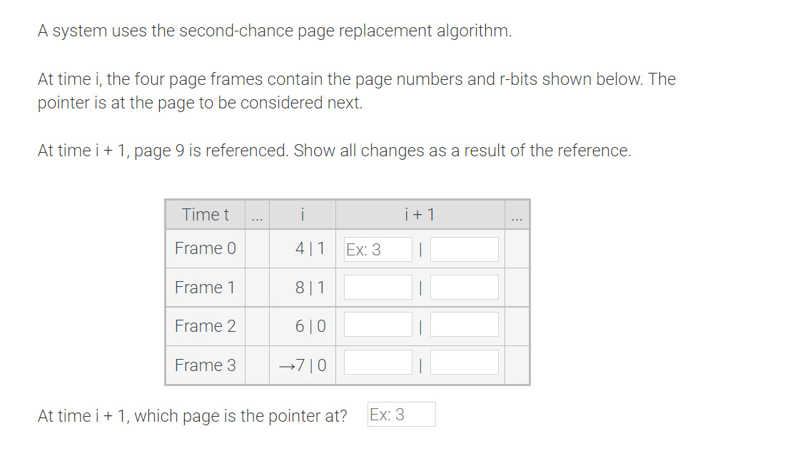 Solved A system uses the second-chance page replacement | Chegg.com