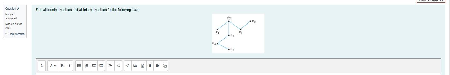 Solved Find all terminal vertices and all internal vertices | Chegg.com