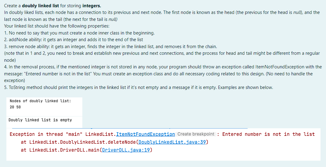 Solved Package Linkedlist Class Doublylinkedlist 