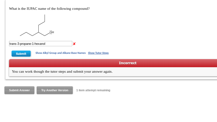 Solved What is the IUPAC name of the following compound? OH | Chegg.com