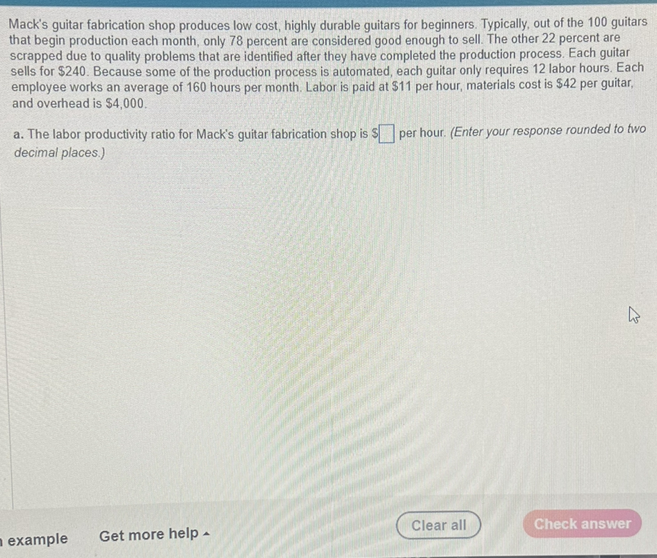 Solved Symtecks, the output of a process is valued at $110 | Chegg.com