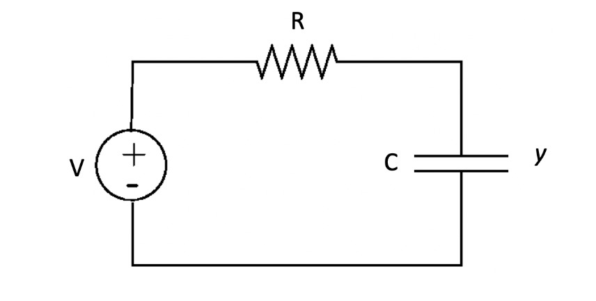 Solved MATLAB The model of the RC circuit shown in the | Chegg.com
