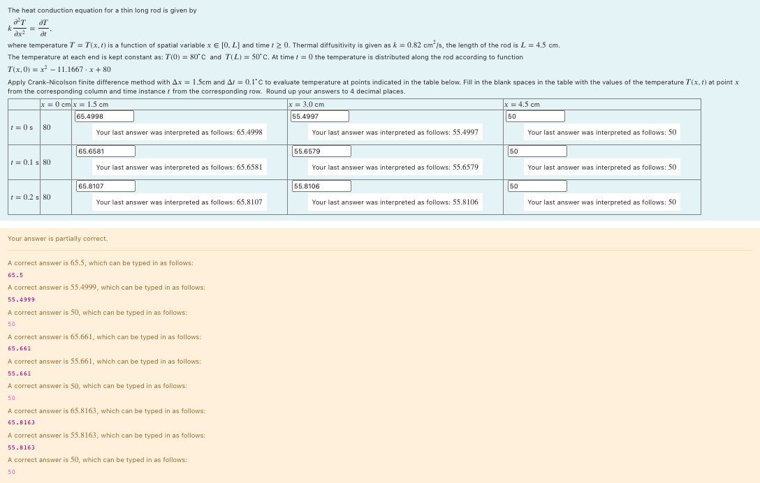Solved *use matlab please and provide code* - I've attempted | Chegg.com
