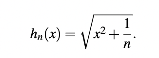 [Solved]: hn(x)=x2+n1 Draw a graph of the function that t
