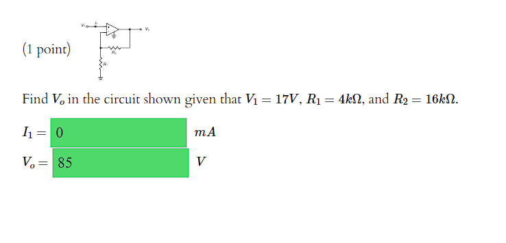 Solved Find Vo in the circuit shown given that | Chegg.com
