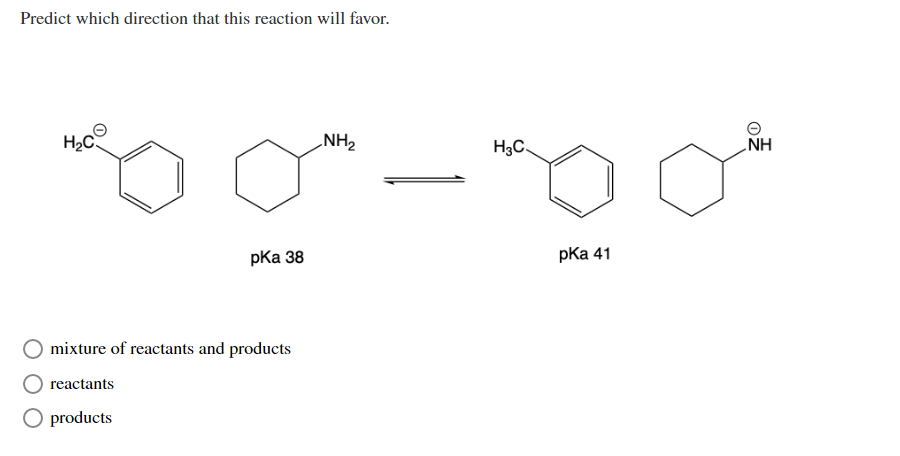 Solved Predict which direction that this reaction will | Chegg.com