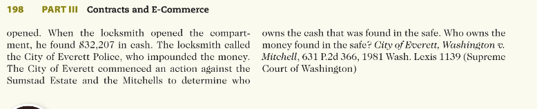 Solved 9.4 Objective Theory of Contracts Al and Rosemary | Chegg.com