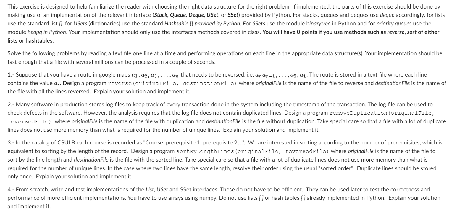 Solved This exercise is designed to help familiarize the | Chegg.com