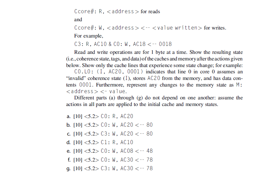 5.1. [10/10/10/10/10/10/10] For each part of | Chegg.com