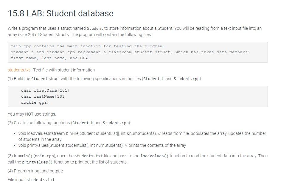 Solved code must be in C++. Thank you. Current File: | Chegg.com