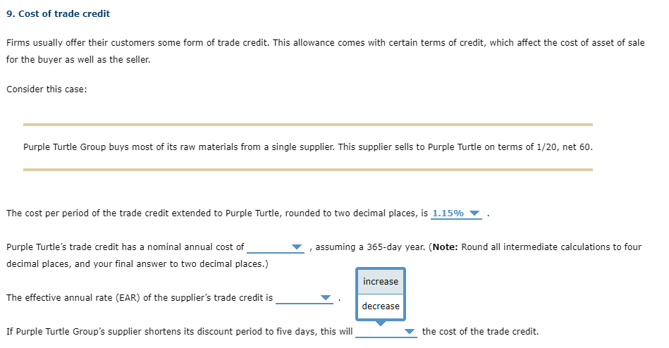 Solved Answer options: Blank 1: 1.15% / 1.01% / | Chegg.com