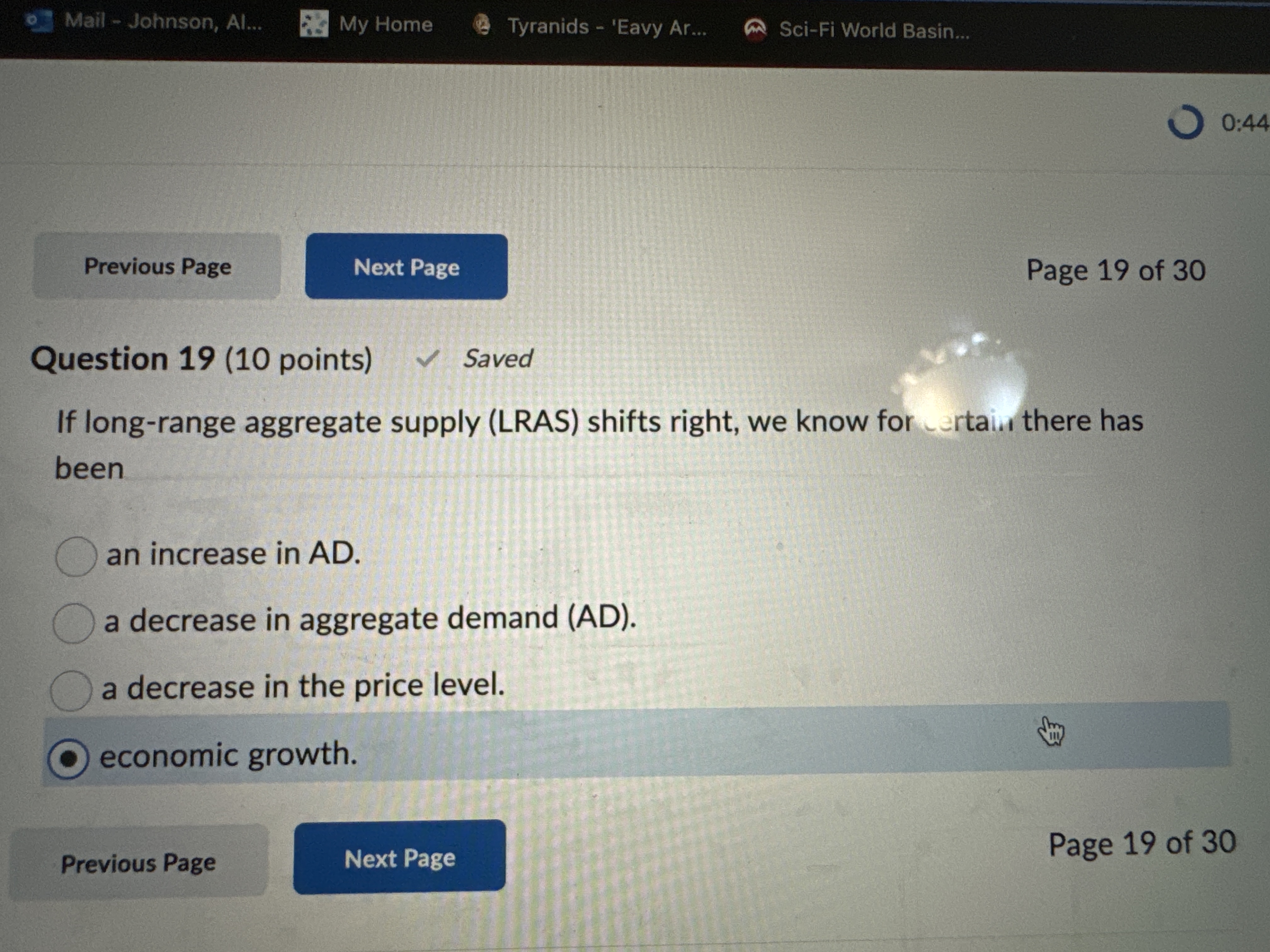 Solved Question 19 (10 ﻿points)If long-range aggregate | Chegg.com