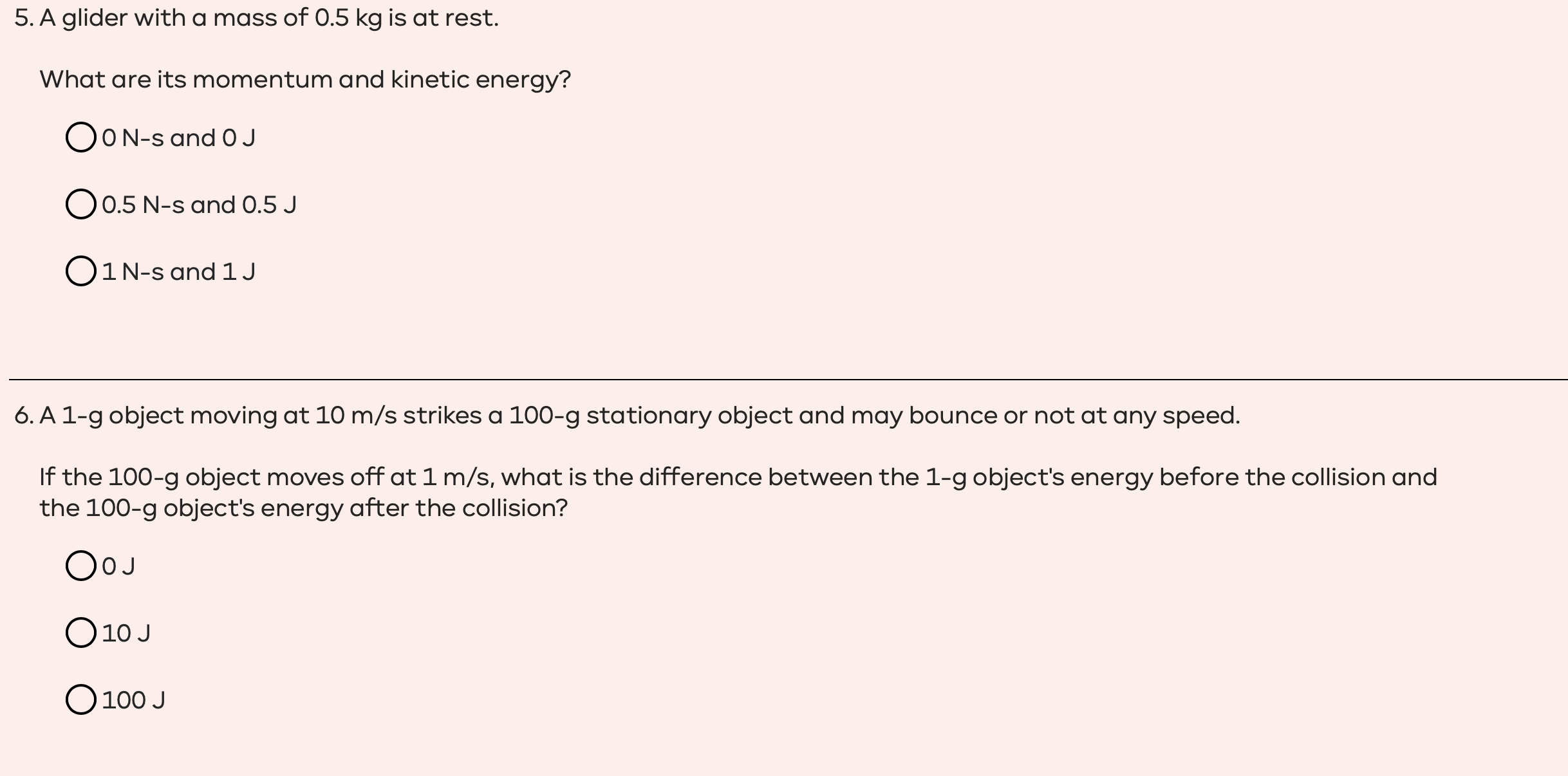 Solved 5. A glider with a mass of 0.5 kg is at rest. What | Chegg.com
