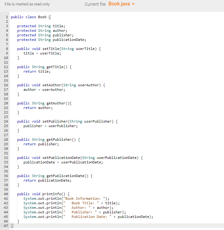 Solved Complete the "TODO" sections -- JAVA please, | Chegg.com