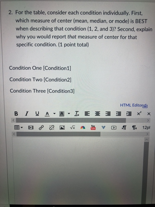 Solved Question1 1 pts 1. For the table below, fill in the | Chegg.com