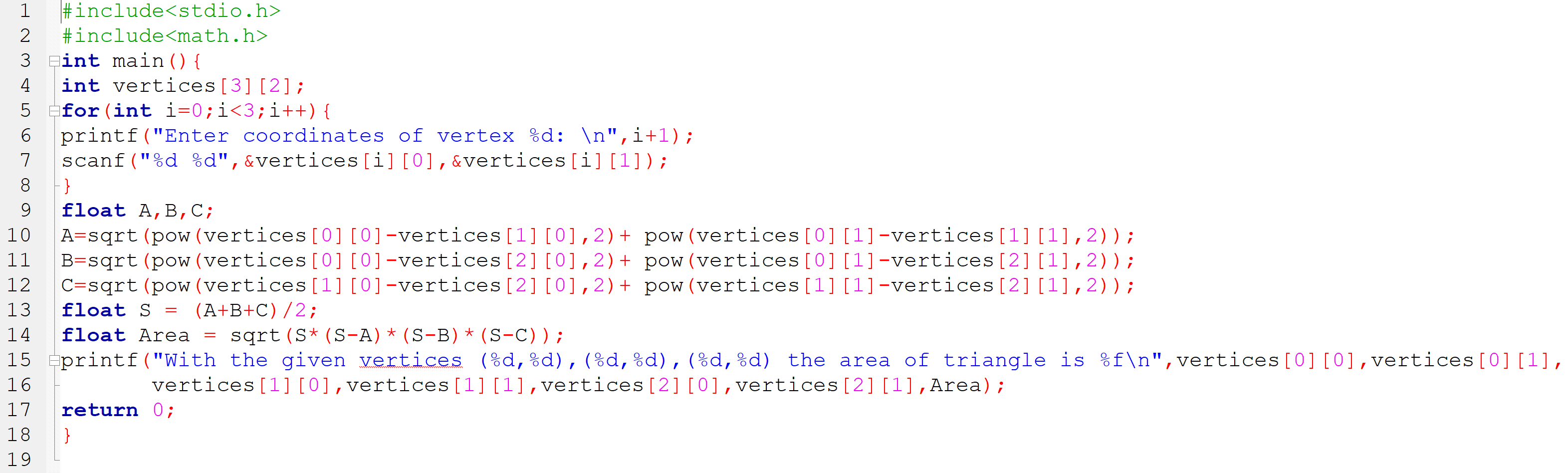 Solved Use C programming Please. I need to use POINTER for | Chegg.com