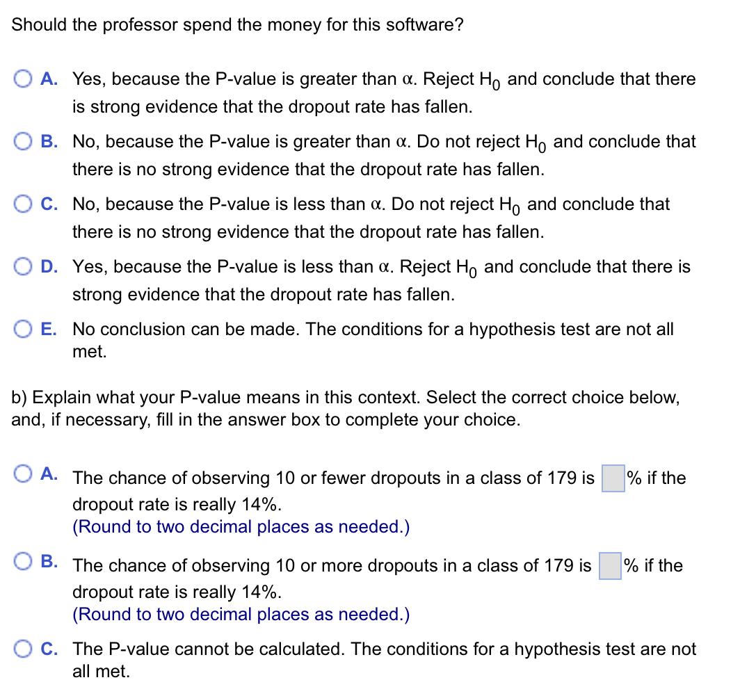 Solved A Statistics professor has observed that for several | Chegg.com
