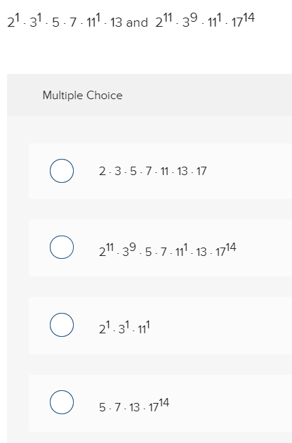 Solved Find The Least Common Multiple Of Each Of These Pair Chegg